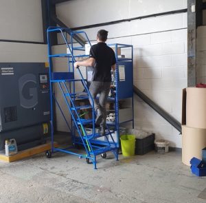 SAFETY STEPS – Ribble Valley Shelving Limited